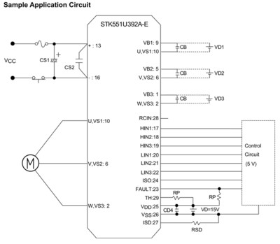 STK551U392A-E for sale