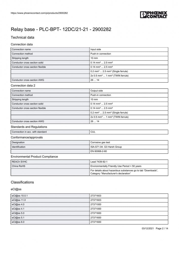 Phoenix Contact 2900282 document page 2