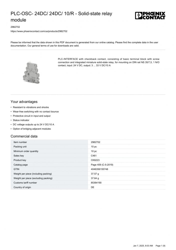 2982702 technical document page 1