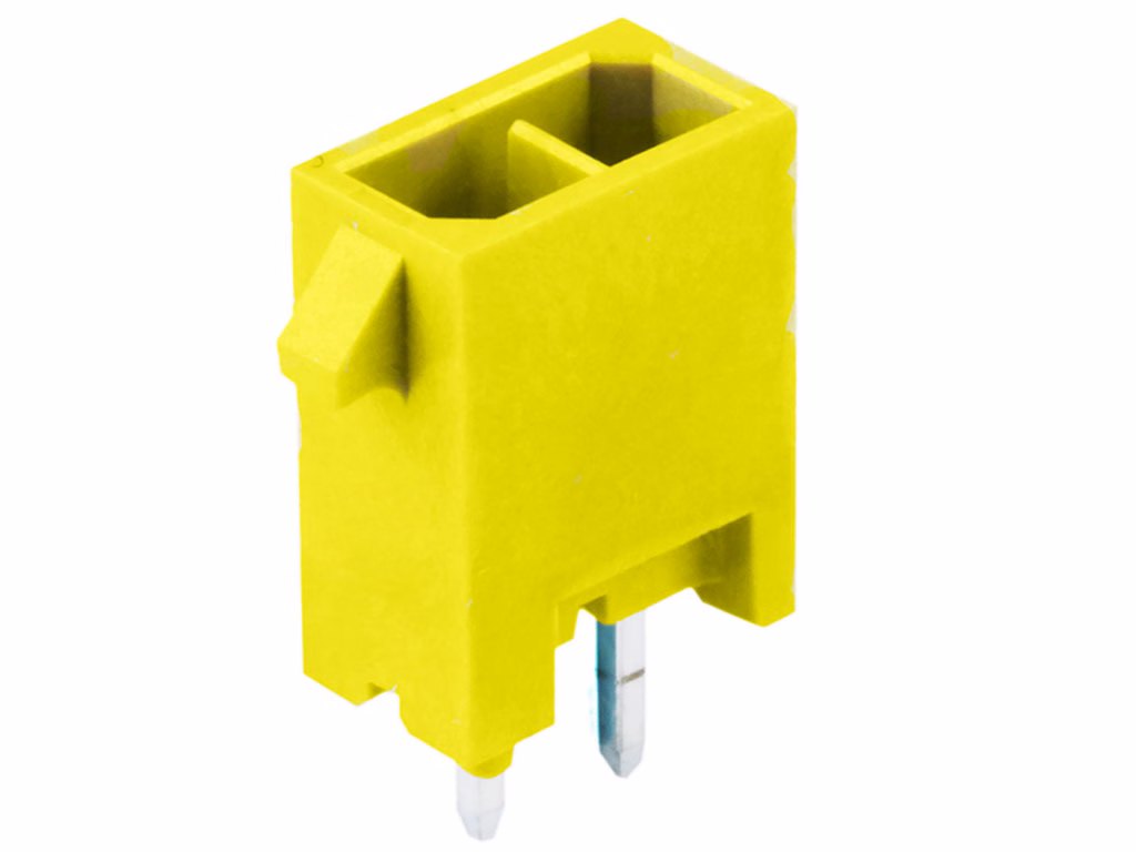 Micro-Fit+ Versa Color Vertical Header, Through Hole, 3.00mm Pitch, Dual Row, 6 Circuits, 0.38µm Gold (Au) Plating, Glow-Wire Capable, Yellow, Tray for sale