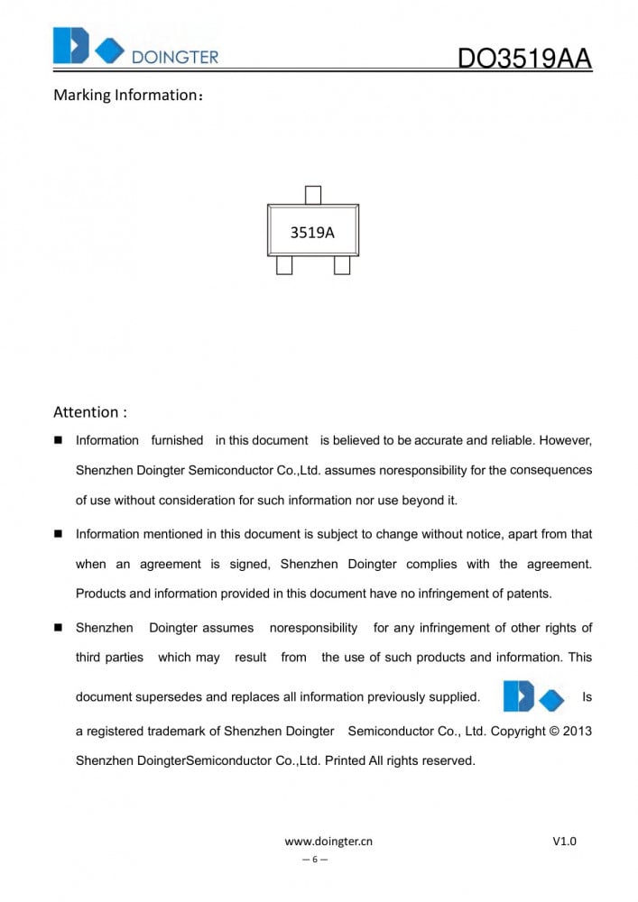 DO3519AA datasheet page 6