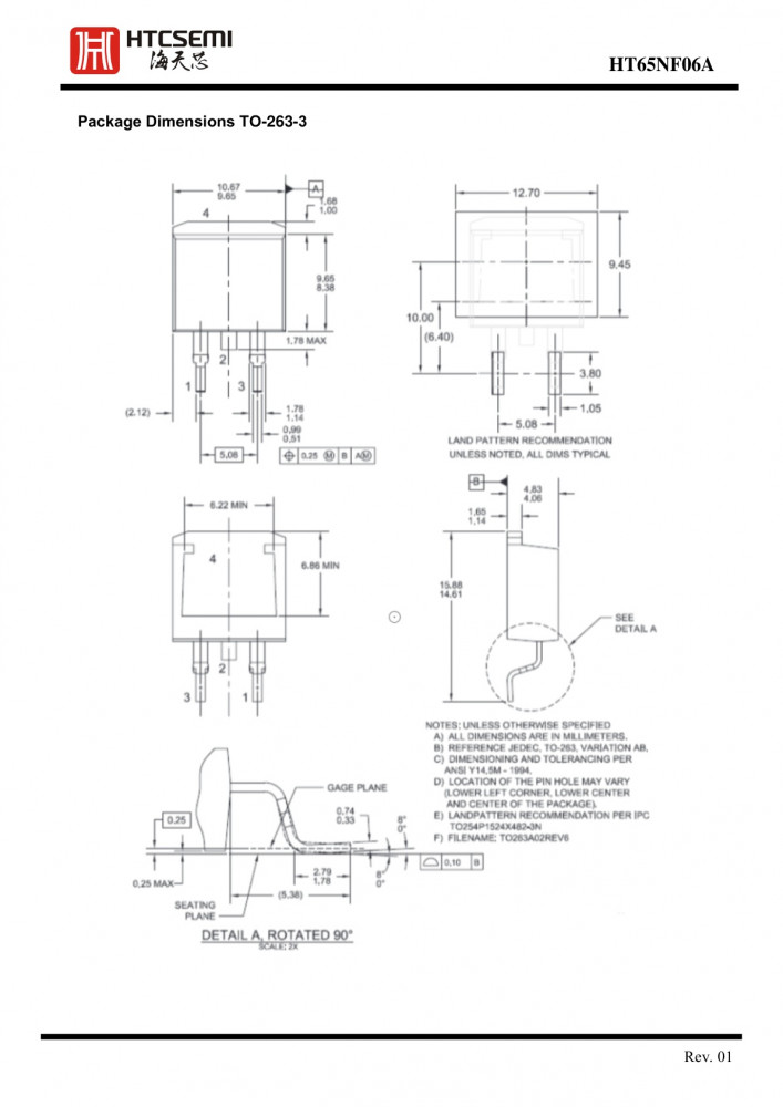 HT65NF06ASZ datasheet page 4