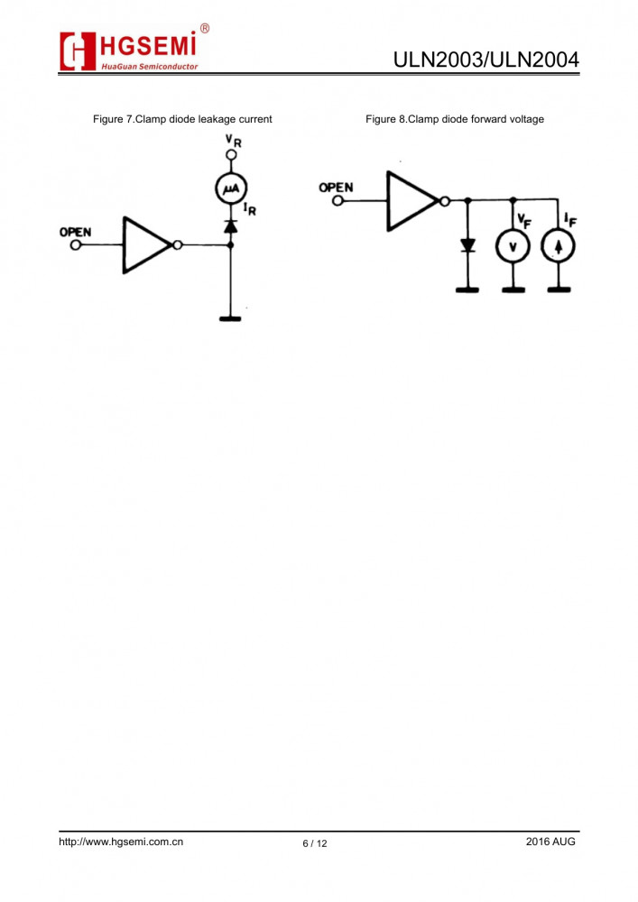 ULN2004N datasheet page 6