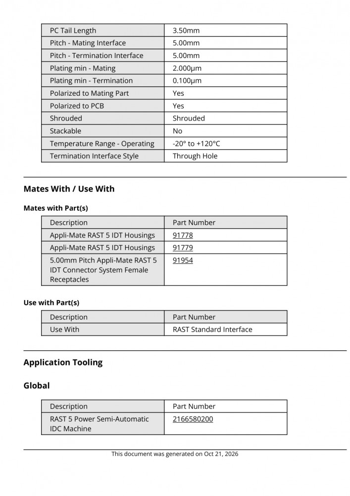 MOLEX 919991239 technical document page 4