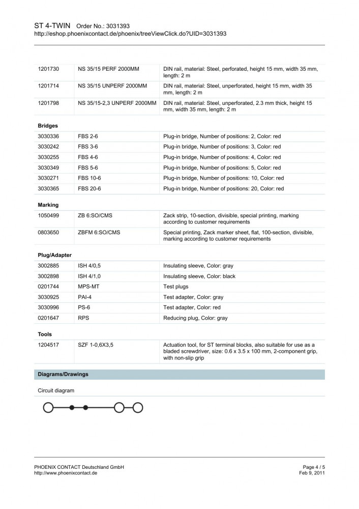 ST 4-TWIN 3031393 catalog page 4