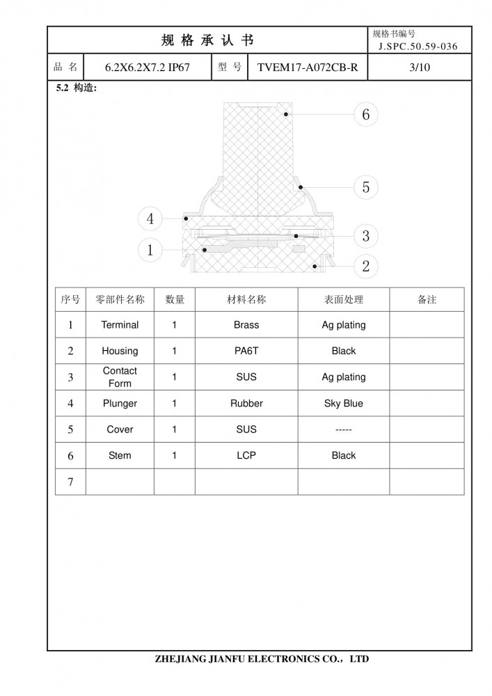 TVEM17-A072CB-R specification page 4