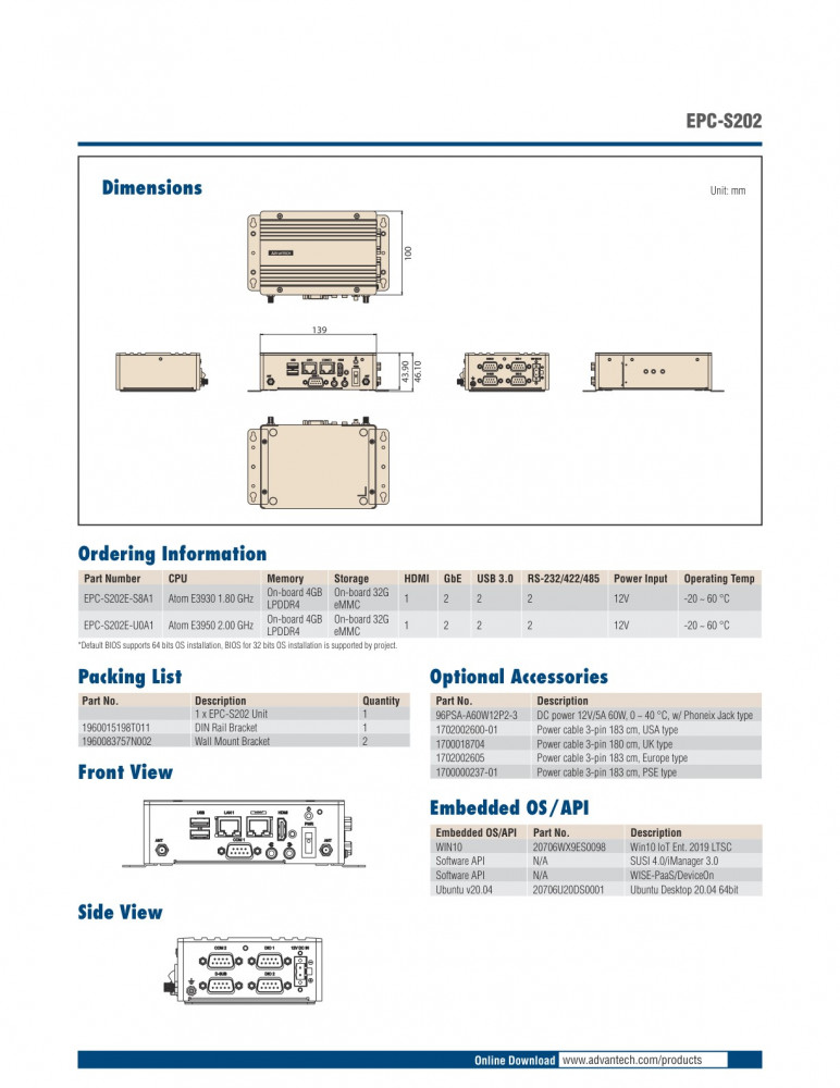 EPC-S202 technical document page 2