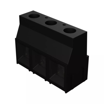 9.52mm Pitch Beau Eurostyle Fixed Mount PCB Terminal Block, Modular, 3 Circuits for sale