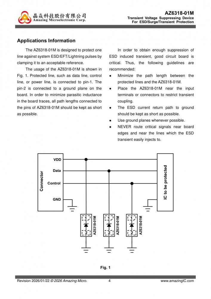 AZ6318-01M datasheet page 4