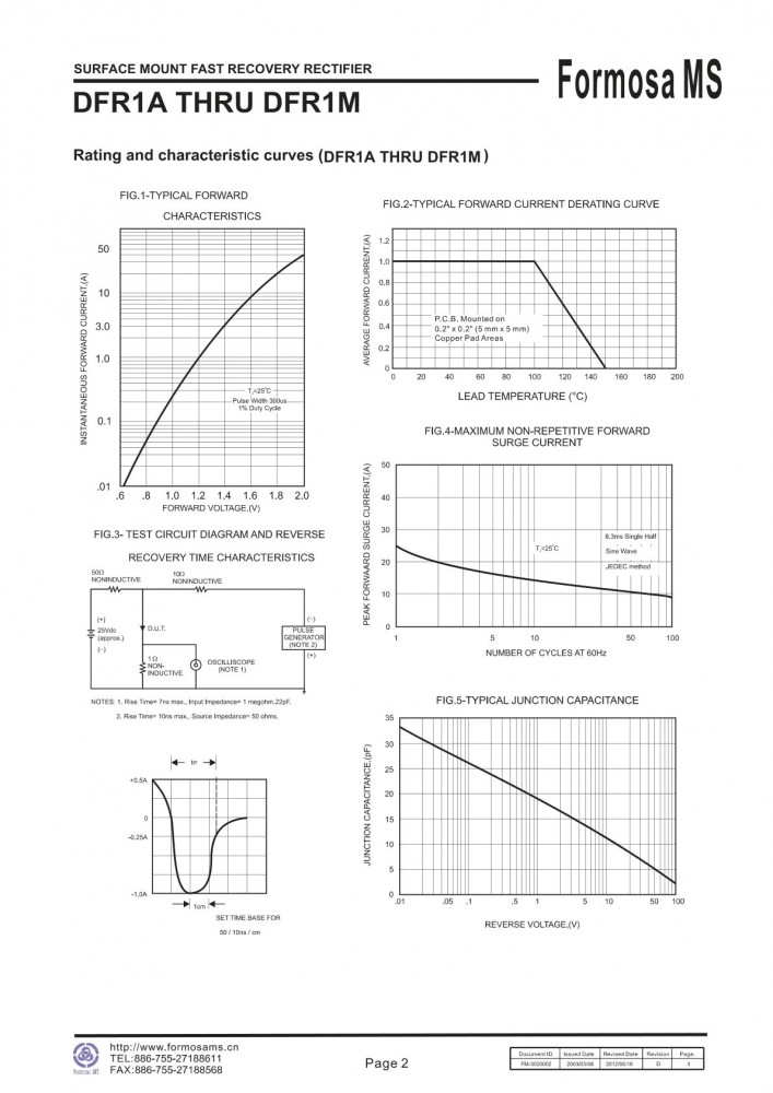 DFR1G datasheet page 2