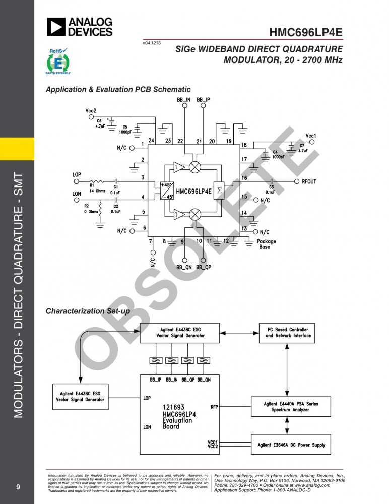 HMC696LP4E datasheet page 9