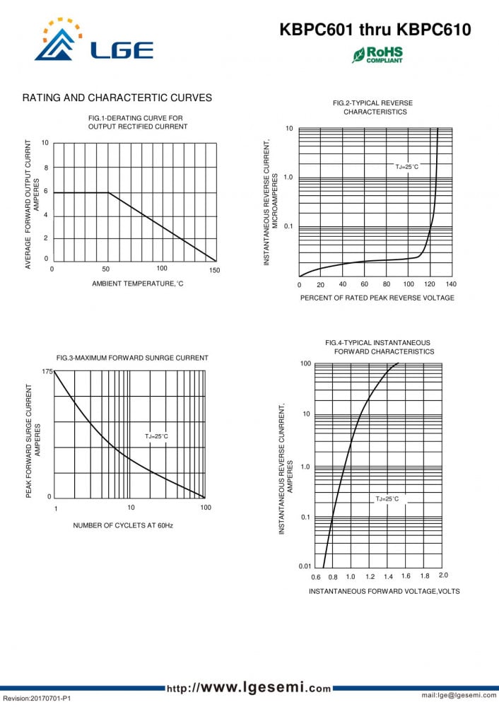 LGE KBPC610 datasheet page 2