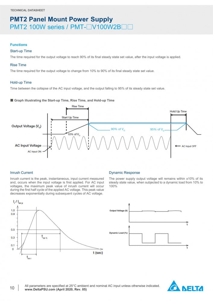 DELTA PMT2 datasheet page 10