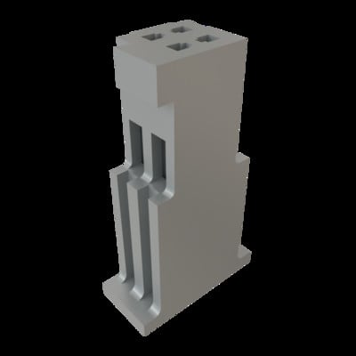 Samtec ISDF-08-D-S Rectangular Connector Housing