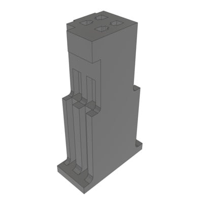 Samtec ISDF-02-D Rectangular Connector Housing for sale