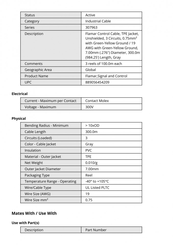 Product document page 2