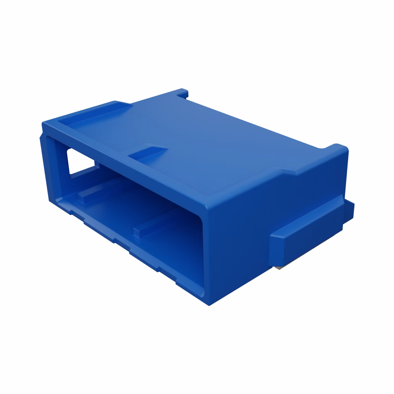 ConnTAK50 Header, Dual Row, Right-Angle, Surface Mount, 22 Circuits / 20 Circuit Usable, Key C, Blue for sale
