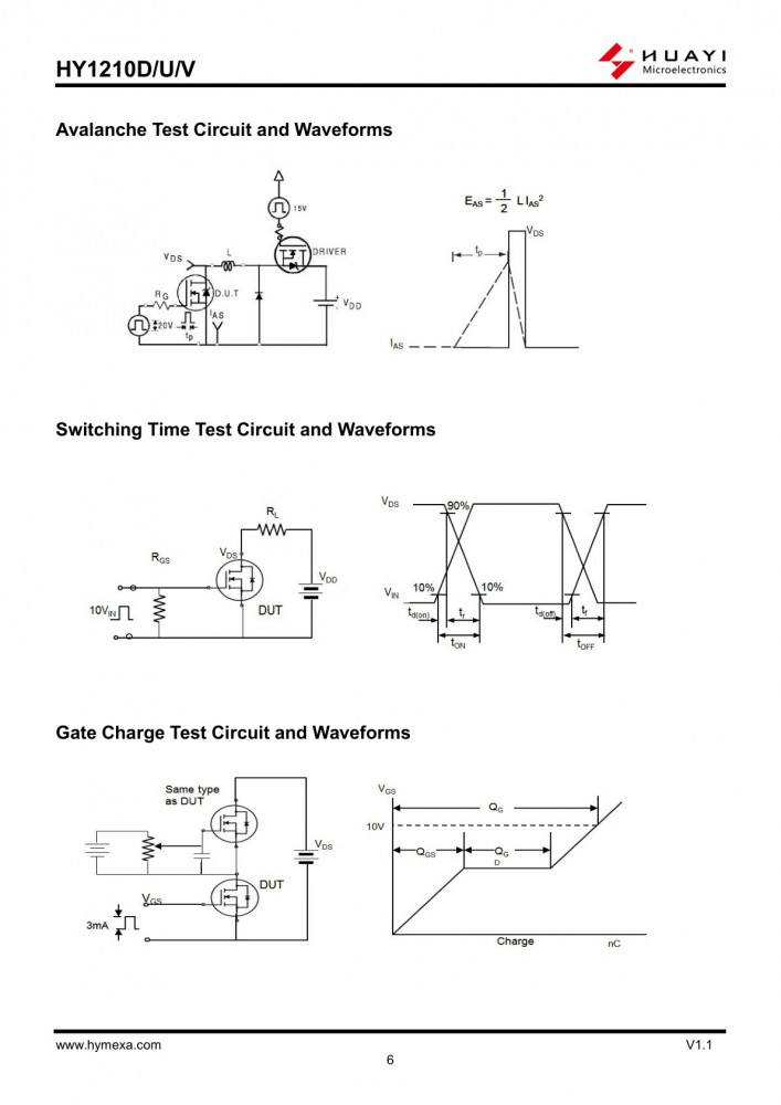 HY1210D datasheet page 6