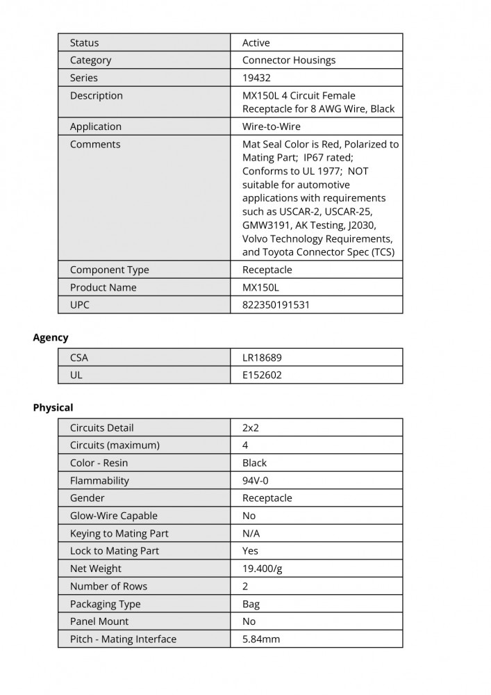 Product document image, page 2