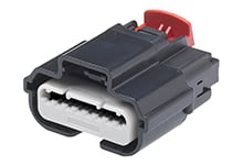 2.54mm MX64 Sealed Crimp Housing, Single Row, TE Generation Y Terminal, Dark Gray, 8 Circuits, Key C, with CPA Lock for sale