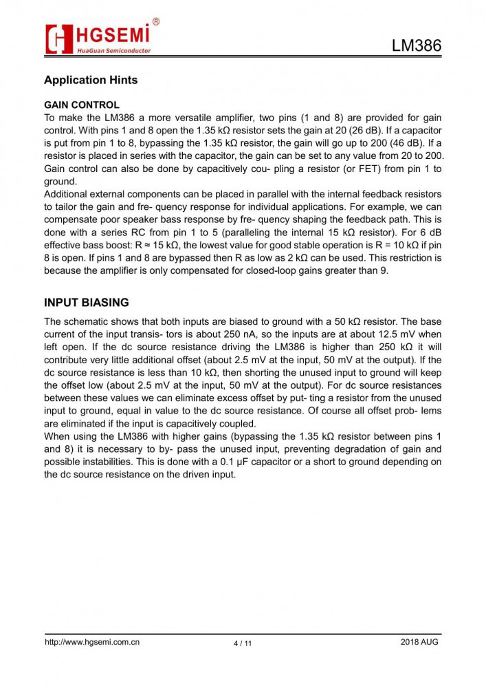 LM386M-1/TR datasheet page 4