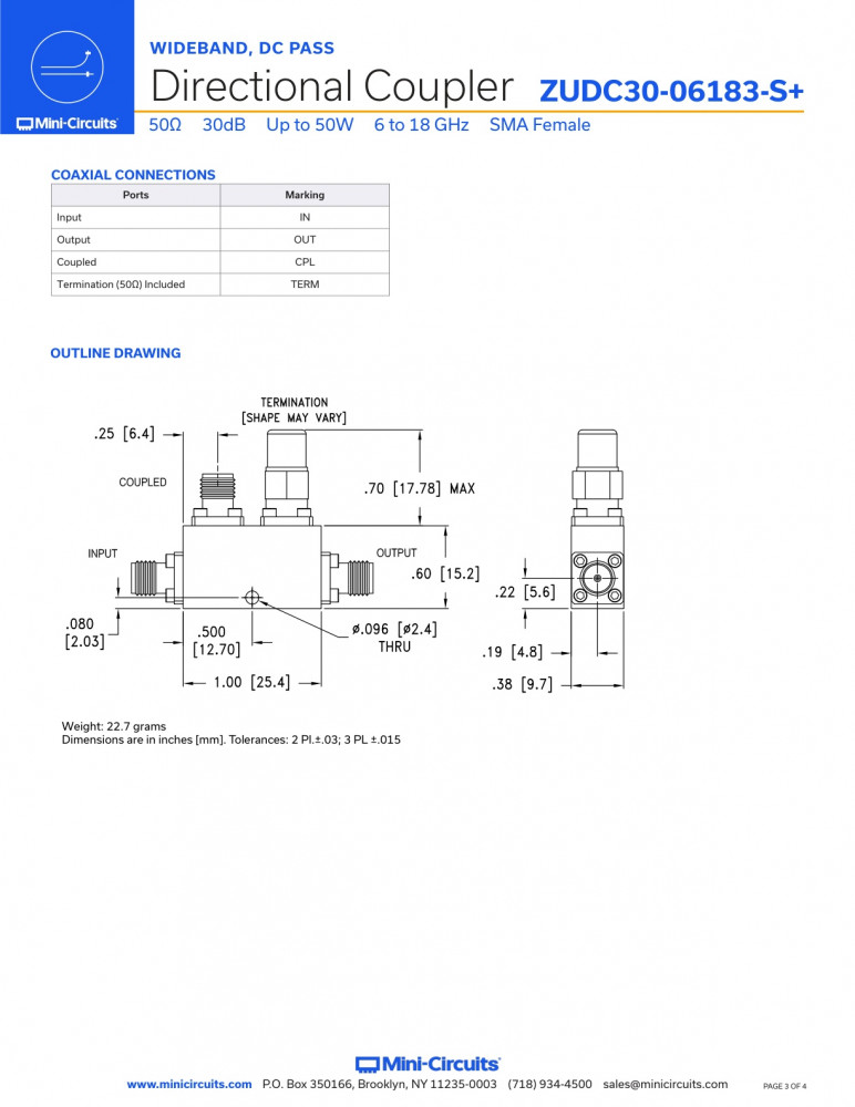 ZUDC30-06183-S+ datasheet page 3