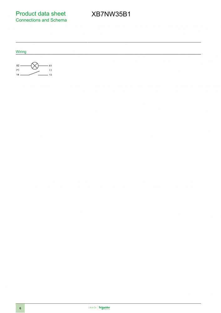 XB7NW35B1 technical document page 6