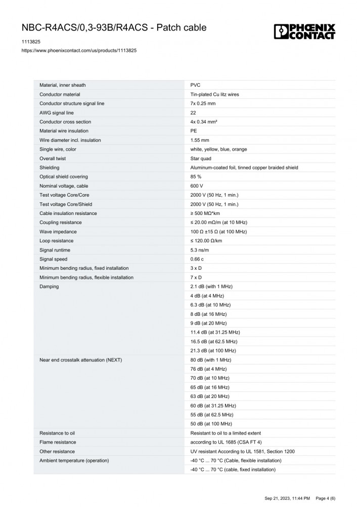 Phoenix Contact 1113825 document page 4