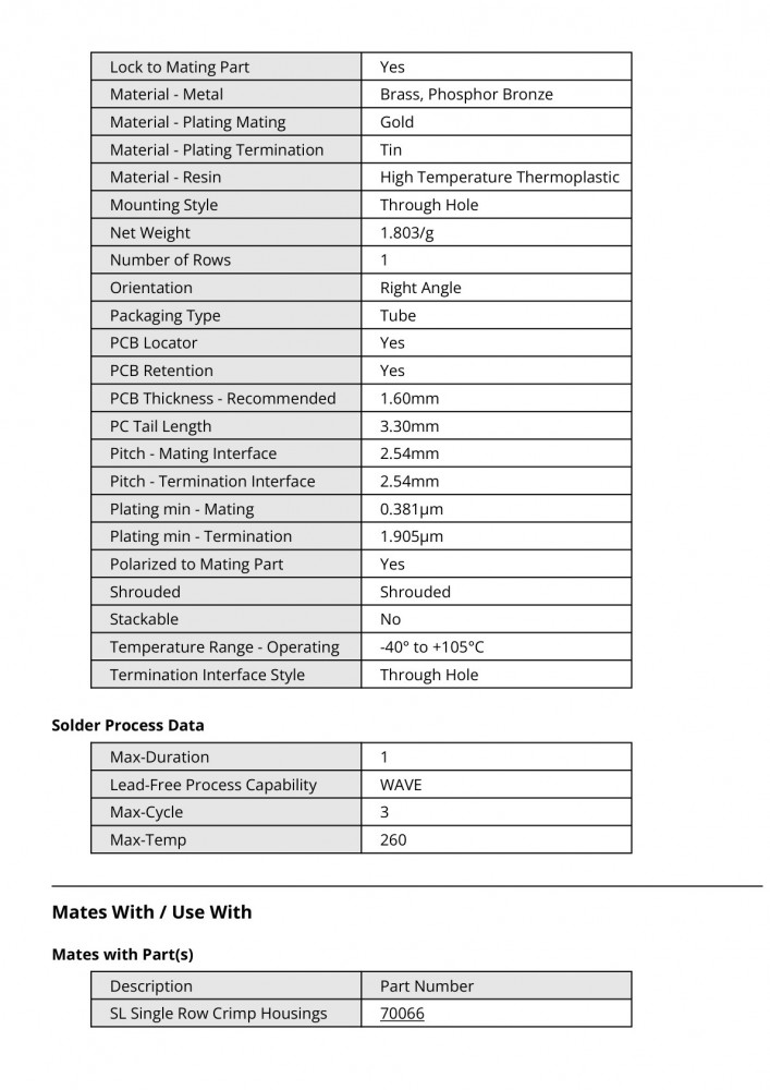 MOLEX 705550042 document preview, page 3