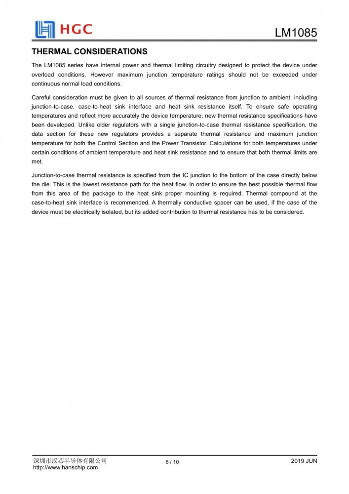 LM1085 datasheet page 6