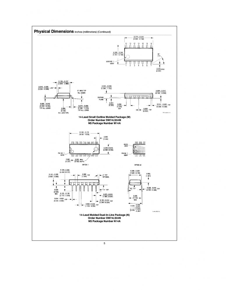DM54LS04J datasheet page 6
