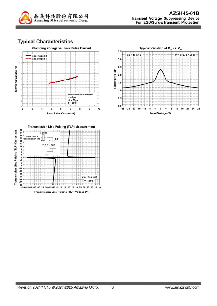 AZ5H45-01B technical document page 3