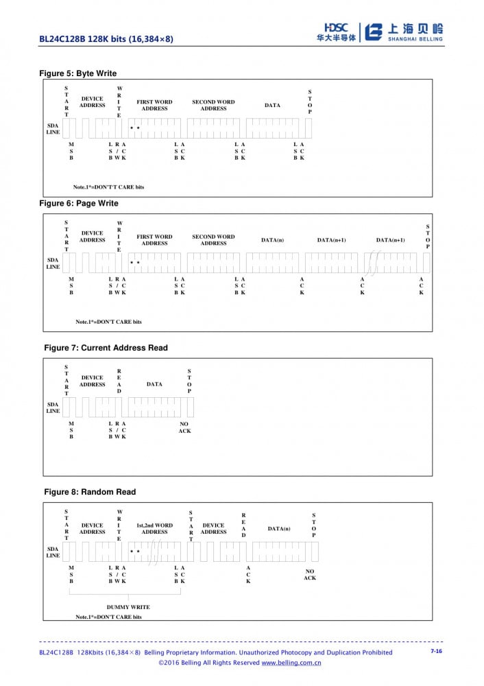 BL24C128B datasheet page 7