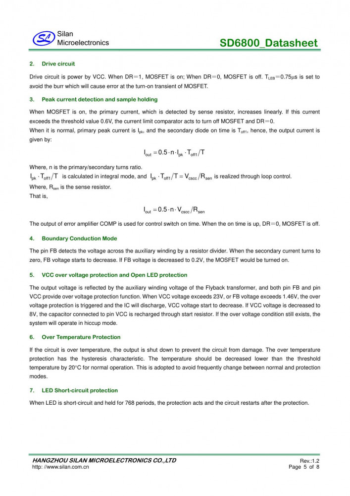 SD6800 datasheet page 5