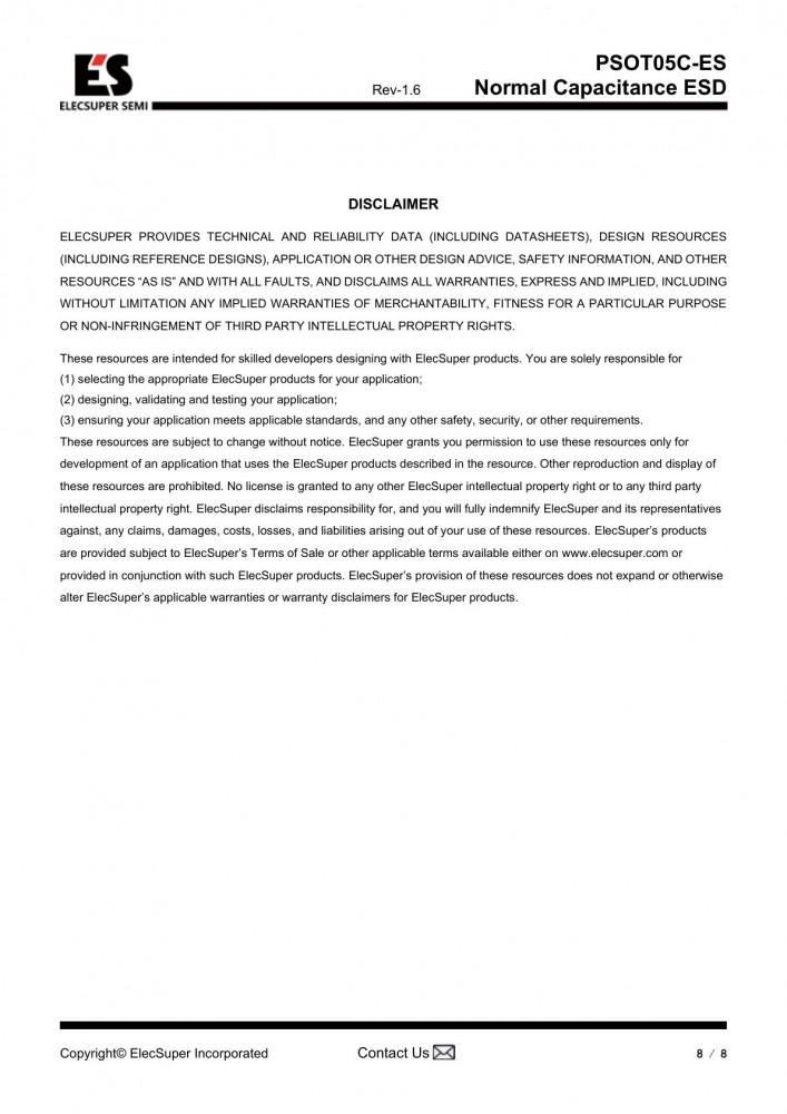 PSOT05C-ES datasheet page 8