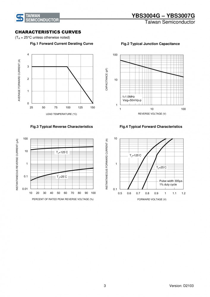 YBS3007G technical document page 3
