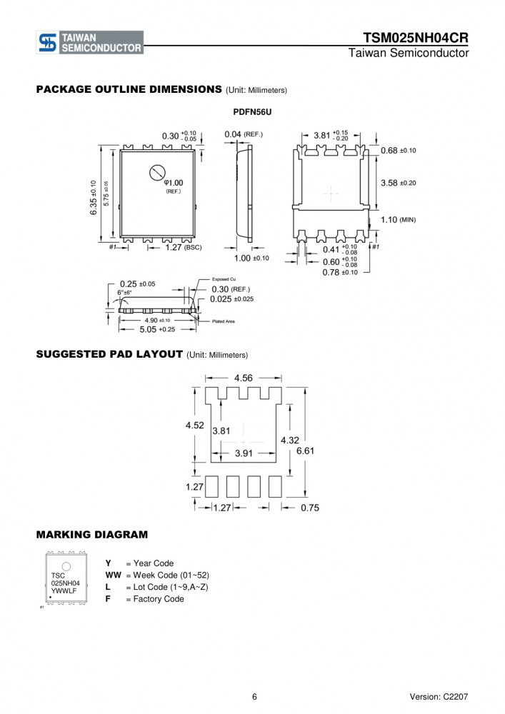 TSM025NH04CR datasheet page 6
