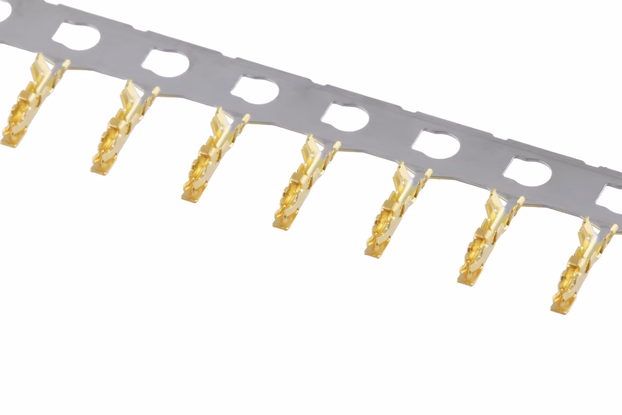 1.00mm Pitch, Rely-On Female Crimp Terminal, 0.38µm Gold (Au) Plating, 30-28 AWG, Reel