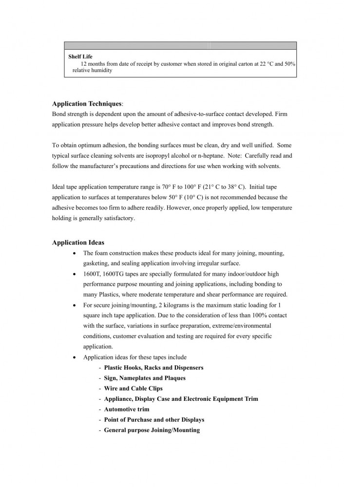 3M 1600T technical document page 3