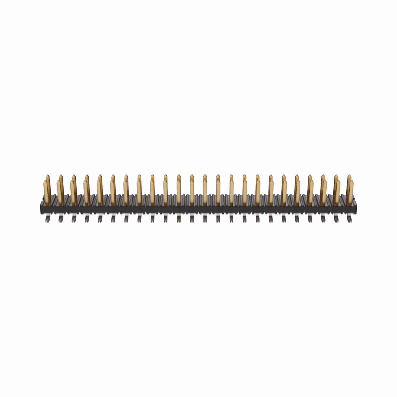 Milli-Grid Header, Vertical, Surface Mount, 48 Circuits, 0.38µm Gold (Au) Plating, Mating Pin Length 3.80mm, Tube, Lead-Free for sale