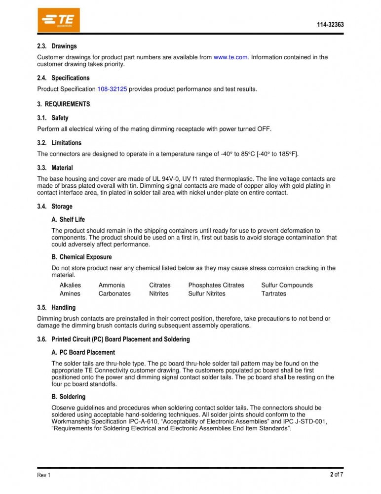 2359482-2 technical specification page 2