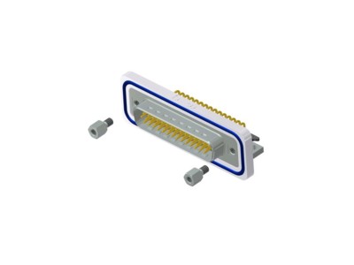 IP67 D-SUB High Density • 44-pos. • Plug • Solder pin angled .220