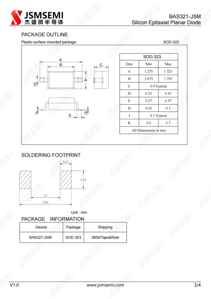 BAS321-JSM datasheet page 3