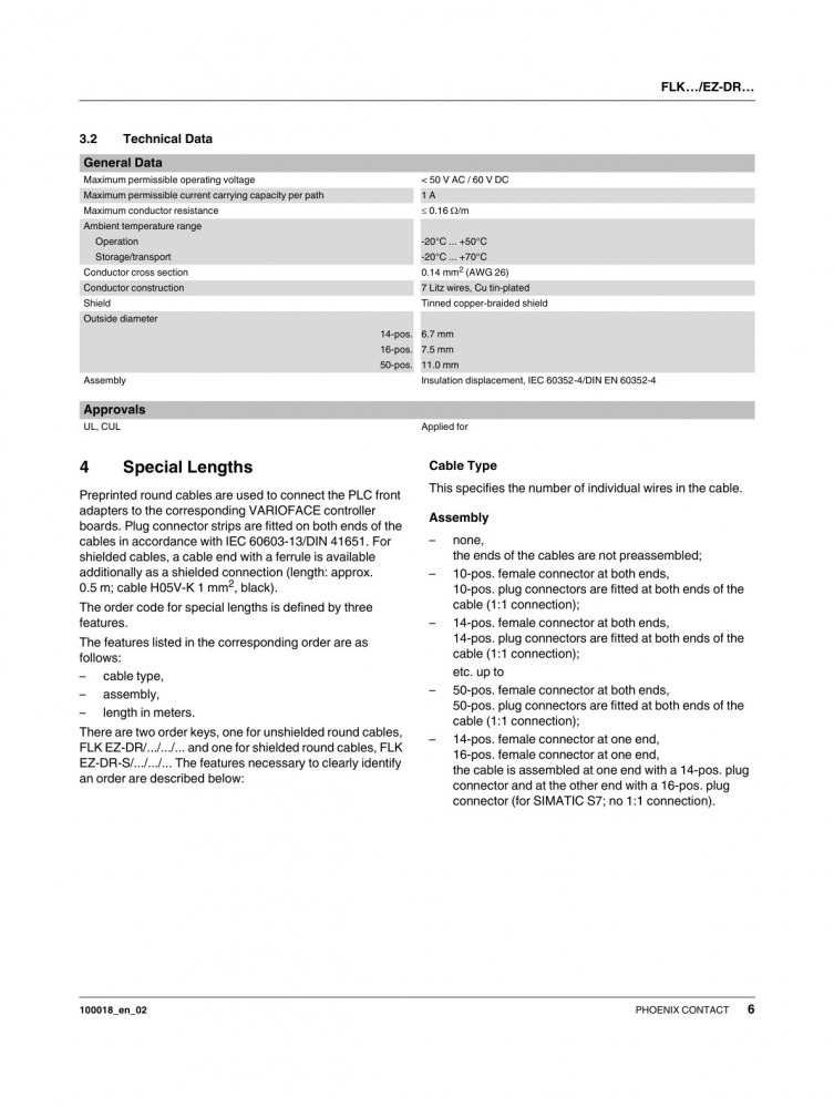 Product datasheet page 6