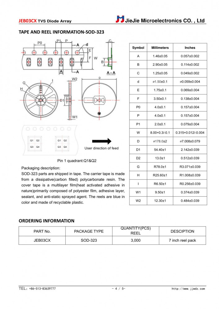 JEB03CX datasheet page 4
