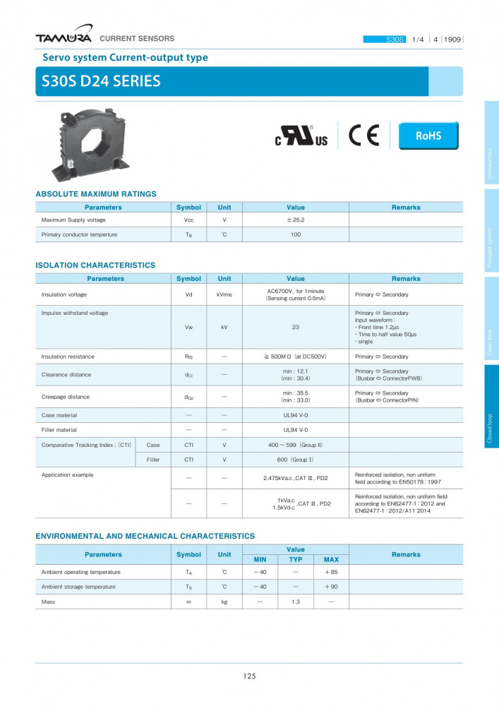 S30S datasheet page 1
