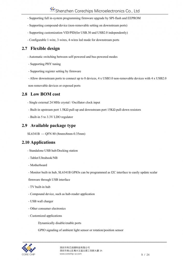 SL6341B datasheet page 9