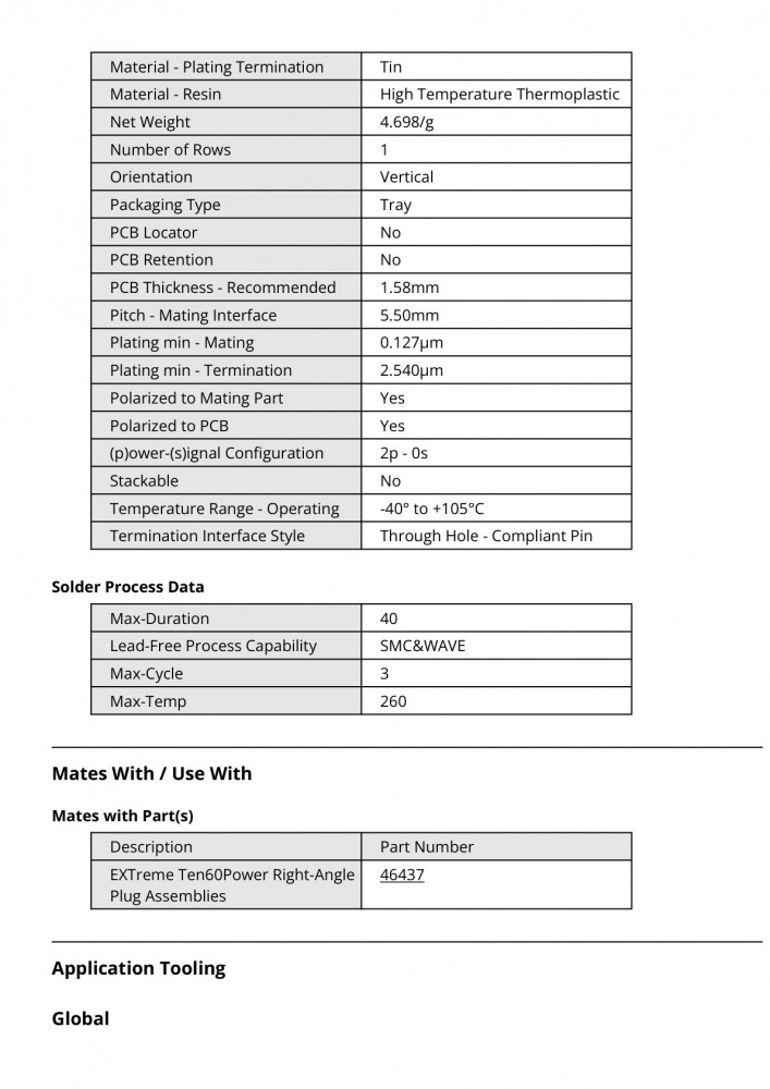 MOLEX 465629002 technical document image, page 3