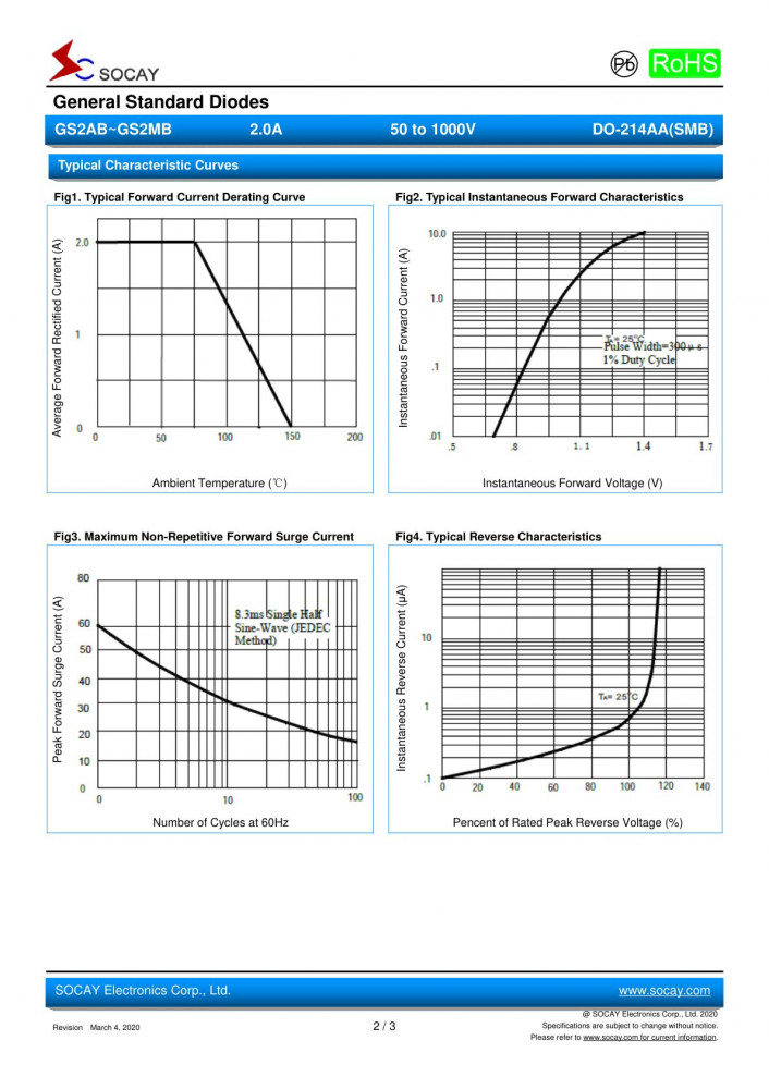 SOCAY GS2KB datasheet page 2