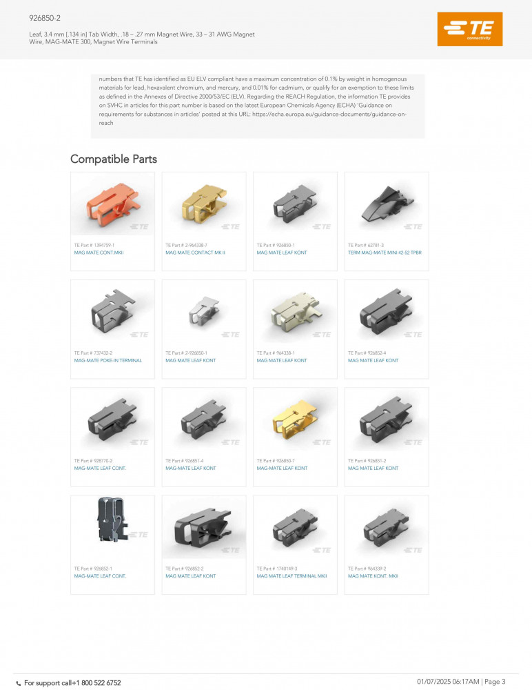 926850-2 technical document page 3